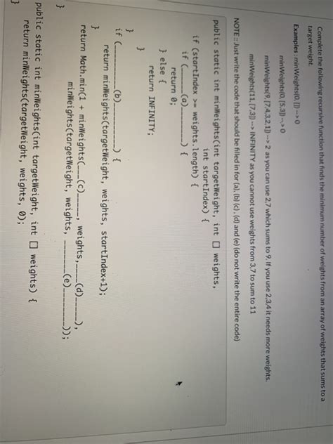 Complete The Following Recursive Function That Inds