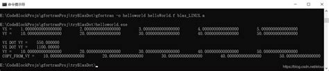 简洁步骤搭建编写fortran77程序示例环境 调用blas Fortran库函数fortran77怎么编译 Csdn博客