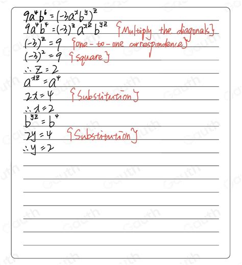 solved complete the problem by finding the values for x y and z 9a