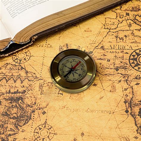 Camping Hiking Pocket Brass Compass Portable Compa Grandado