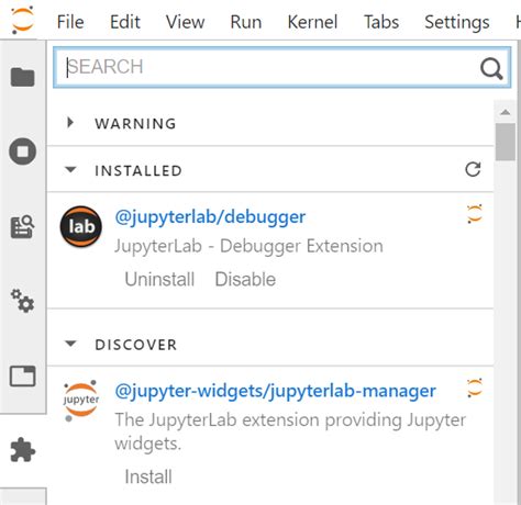 Interface Not Showing Up After 2nd Installation · Issue 434 · Jupyterlabdebugger · Github