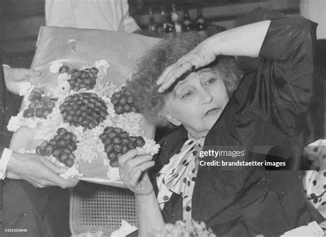 The French Writer And Variety Artist Colette About 1950 News Photo