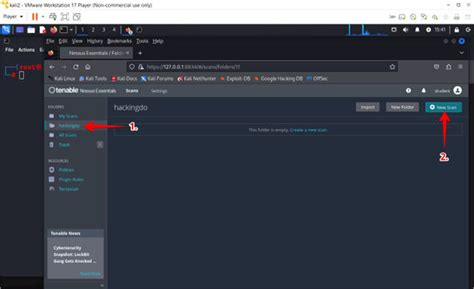 Nessus Lesson 5 Scan With Nessus On Kali