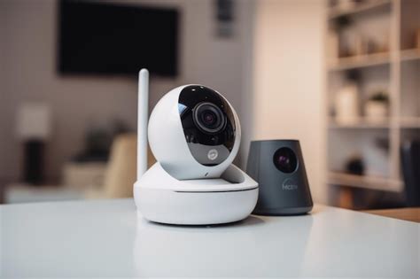 Premium Photo Home Automation System With Security Camera Motion Sensor And Siren Created With
