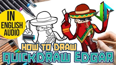 Drawpedia How To Draw New Quickdraw Edgar From Brawl Stars Step