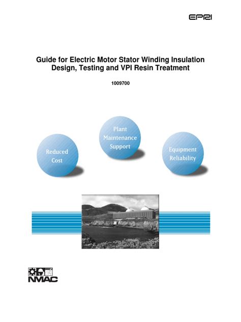 Guide For Electric Motor Stator Winding Insulation Design Testing And