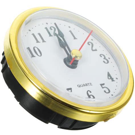 Goilinor Simple Round Clock Head Vintage Clock Insert Diy Clock Insert