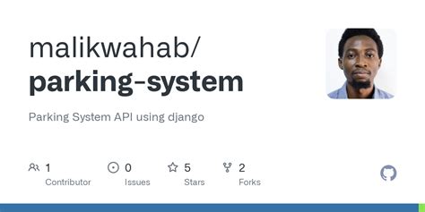 GitHub Malikwahab Parking System Parking System API Using Django