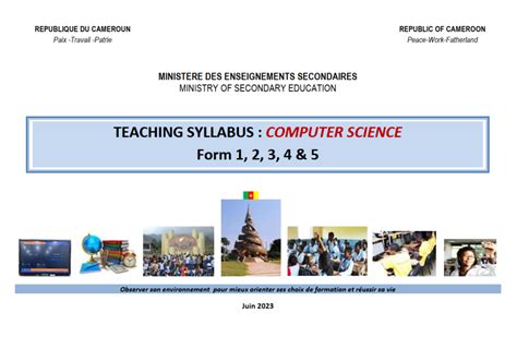New Computer Science Teaching Syllabus For First Cycle
