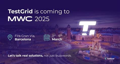 On Linkedin Mwc2025 Testgrid Telecommunication