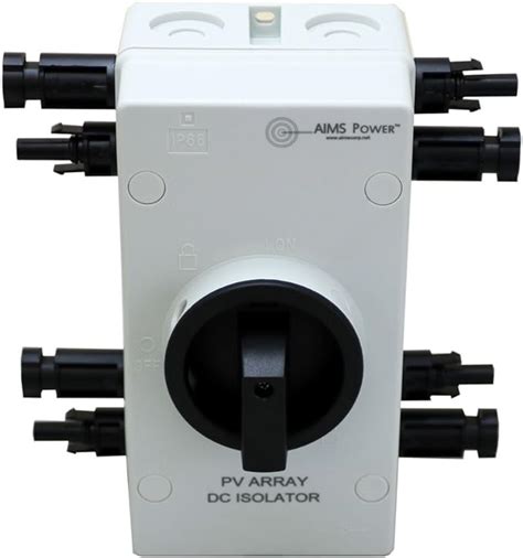 Reviewed AIMS POWER Solar PV DC Quick Disconnect Switch V Features Performance