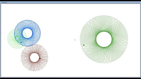 A Demonstration Of Spirographs In Python Youtube