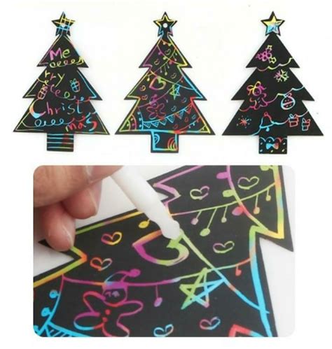 U 2500모양스크래치종이 트리 크리스마스 겨울 Diy 티몬