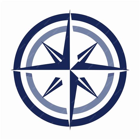 Modern Compass Icon Vector Design Premium Ai Generated Vector