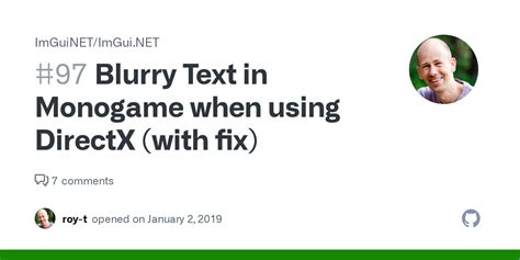 blurry text in monogame when using directx with fix · issue 97