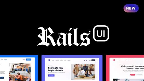 Announcing Rails Ui Youtube