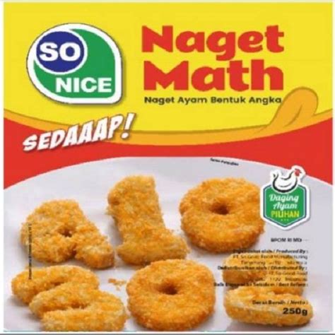 Jual Chicken Nugget Math So Nice Sedaaap 250gr Naget Ayam Bentuk Angka