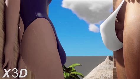 Overwatch Ashe And Pharah At The Beach