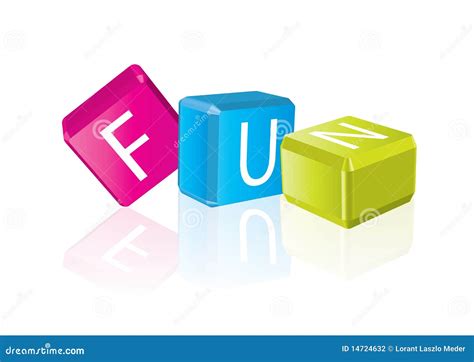 Fun Cube Letters Stock Vector Illustration Of Cube 14724632