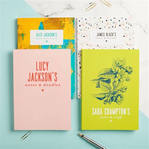 Design Your Own Personalised Notebook Etsy