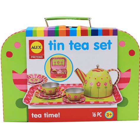 Tin Tea Set Ale705w Alex By Panline Usa Inc