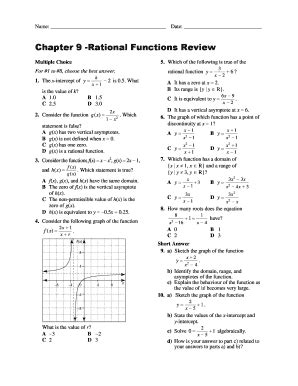 Fillable Online Rational Functions Review BigEngine Fax Email Print PdfFiller