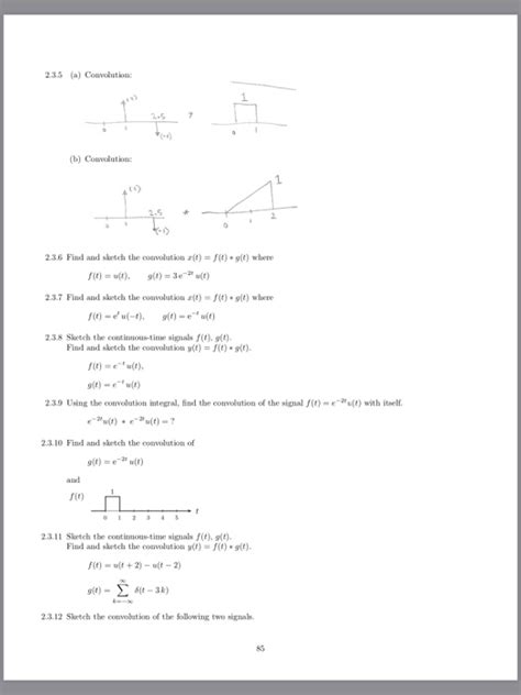 Solved 23 A Convolution 1 2 5 B Convolution 23 6 Find Chegg Com