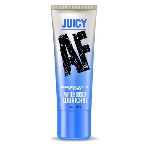 Juicy Af Blue Raspberry Blue Raspberry Flavoured Water Based Lubricant 120 Ml Tube All