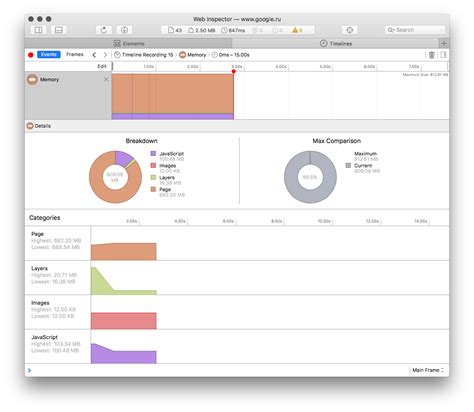 Safari Takes 200mb Memory On Every Page Reload When Web Inspector Is