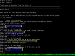 How To Recover Corrupted GRUB Bootloader In RHEL DayGeek