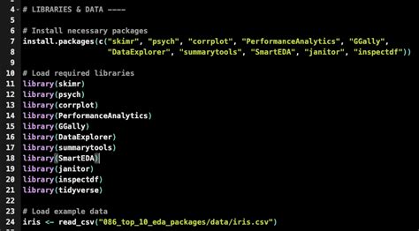 Top 10 R Packages For Exploratory Data Analysis EDA Bookmark This