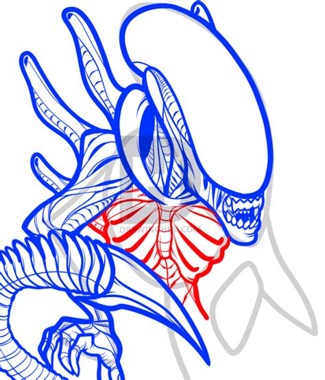 Xenomorph Drawing Easy At PaintingValley Com Explore Collection Of Xenomorph Drawing Easy