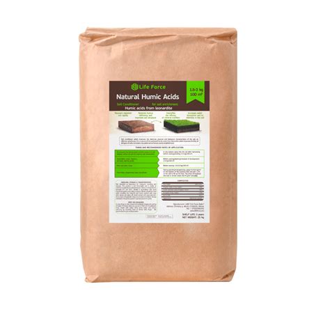 Life Force Soil Conditioner Natural Humic Acids Life Force Eng