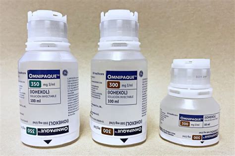 Ge Omnipaque 350 Mg I Ml 100 Ml Iohexol Total Cx Inc