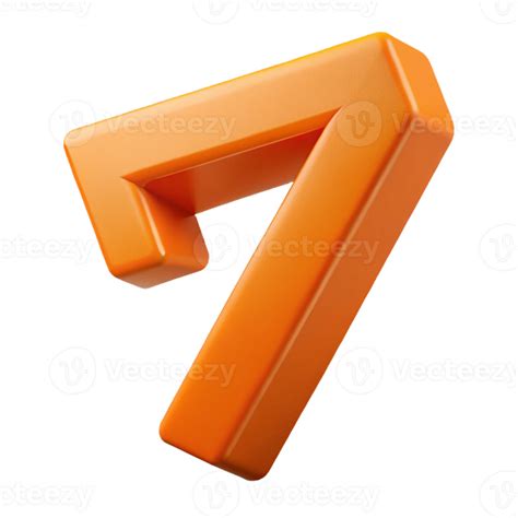 Magnificent Acclaimed Scalable Geometric Number In Orange Minimal Single Weight Stroke With