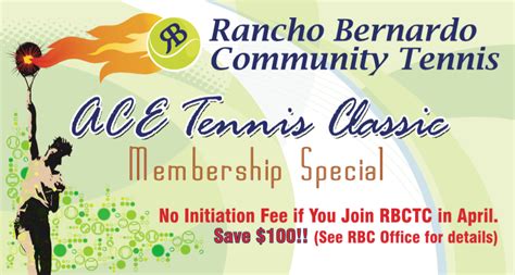 Rancho Bernardo Community Tennis Club San Diego Ca
