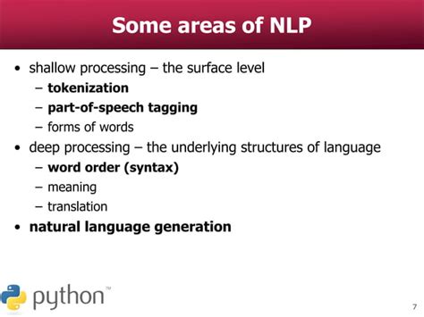 Nltk Python Basic Natural Language Processingppt