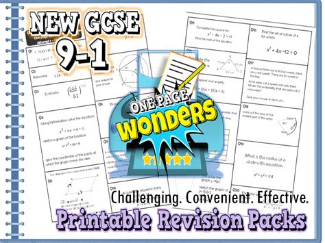 Gcse 9 1 Revision Exam Practice Maths Higher Packs Bundle Inc