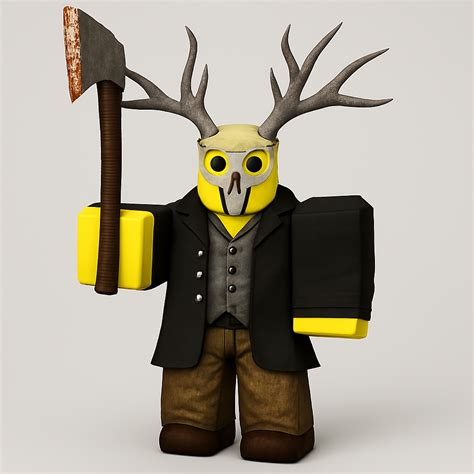 🦌 99 Noches En El Bosque Cultista Roblox Gema・archivo 3d Para