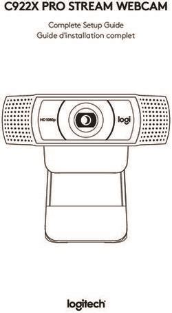 C922X PRO STREAM WEBCAM Complete Setup Guide Guide D Installation