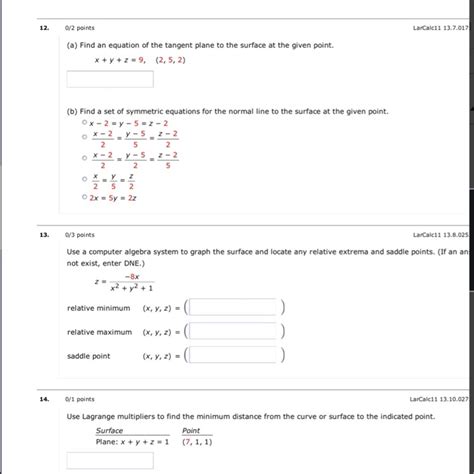 solved 1 0 6 points larcalc11 13 1 010 [3864 via evaluate