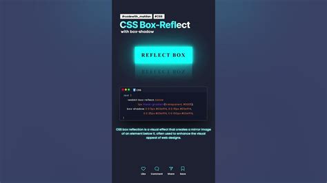 Css Box Reflect Codewithmuhilan Css Coding Youtube