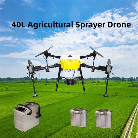 Rtk System 40l Agricultural Sprayer Drone With Gps And Rtk Drones