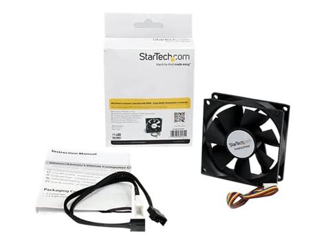 80x25mm computer case fan with pwm pulse width