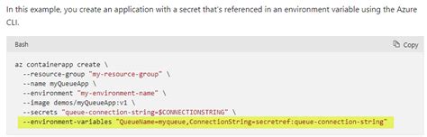 How To Set Environment Variables In A Container App Using The Azure Cli Jason Haleys Blog