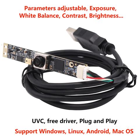 Elp 16mp Autofocus Camera Module Support Microphone 100degree Non Distortion Wide Angle Super