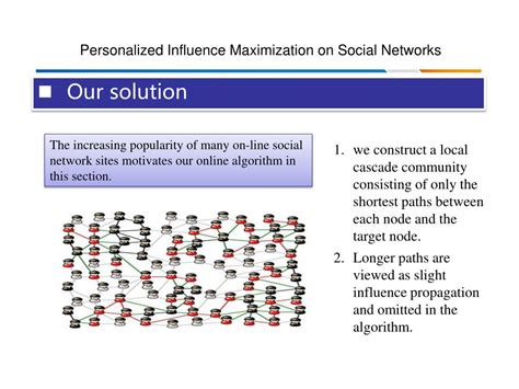 Ppt Personalized Influence Maximization On Social Networks Powerpoint