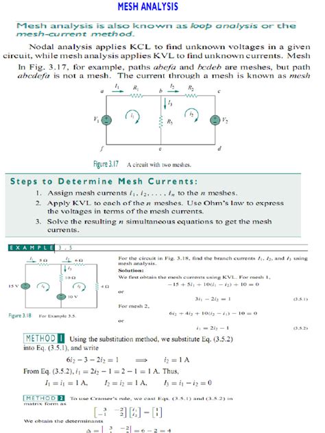 Mesh Analysis Pdf