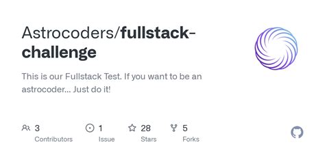 Github Astrocoders Fullstack Challenge This Is Our Fullstack Test If You Want To Be An