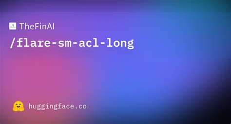 Thefinai Flare Sm Acl Long · Datasets At Hugging Face
